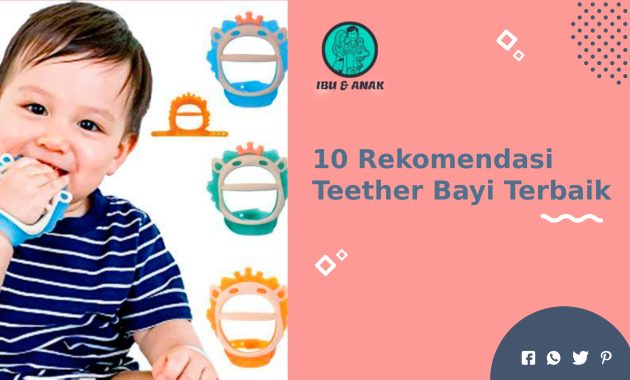 10 Rekomendasi Teether Terbaik untuk Bayi yang Aman dan Menyenangkan ...
